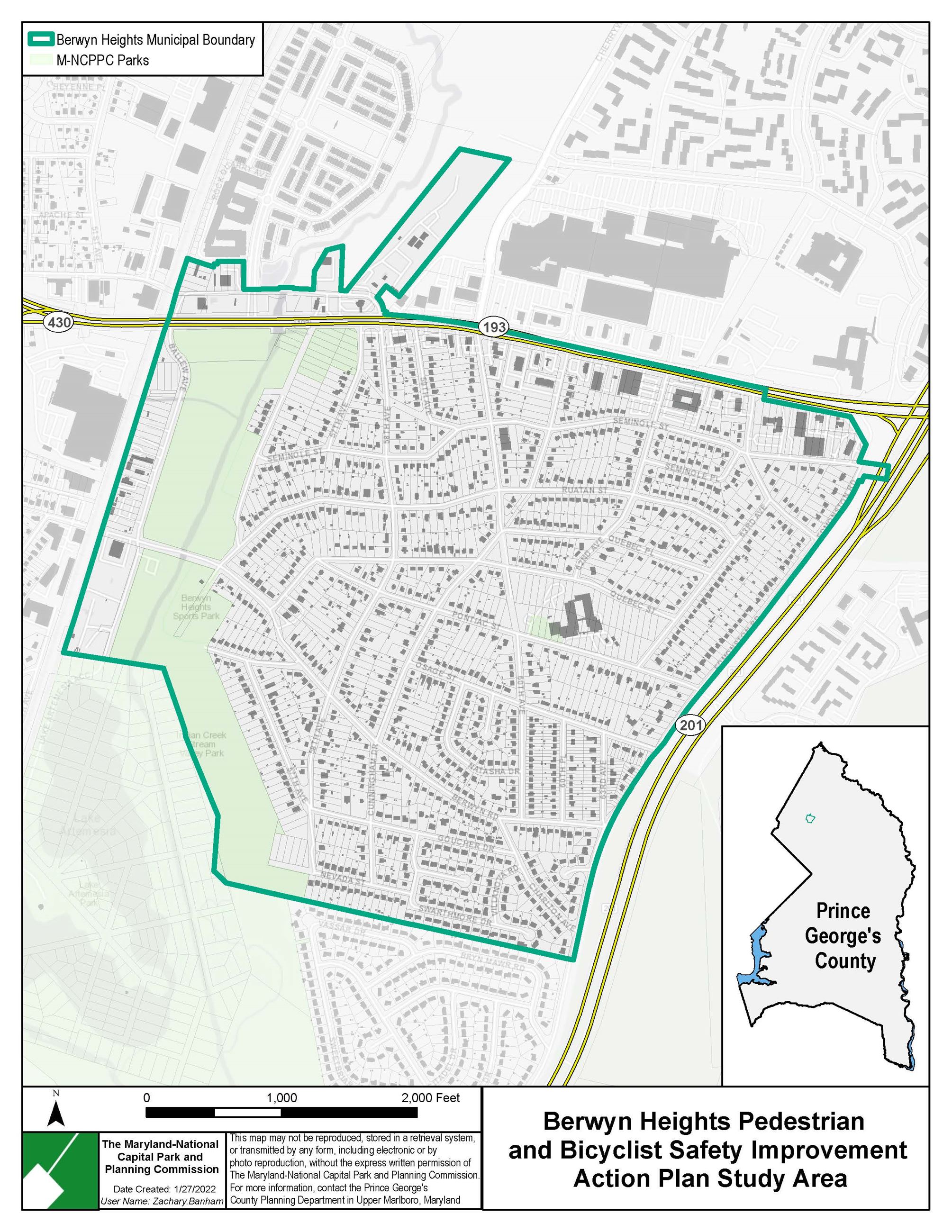 Berwyn Heights Pedestrian and Bicyclist Safety - Prince George's County ...
