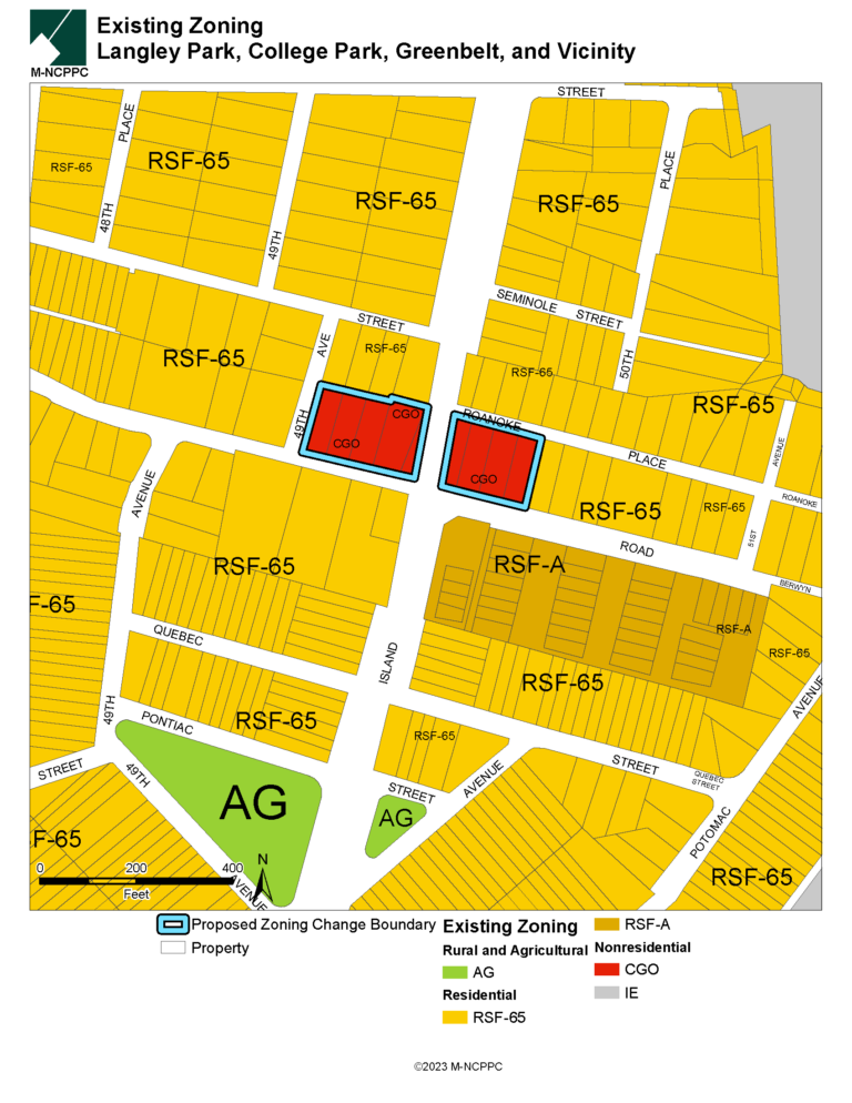 The Langley Park, College Park, Greenbelt, and Vicinity Minor Plan ...