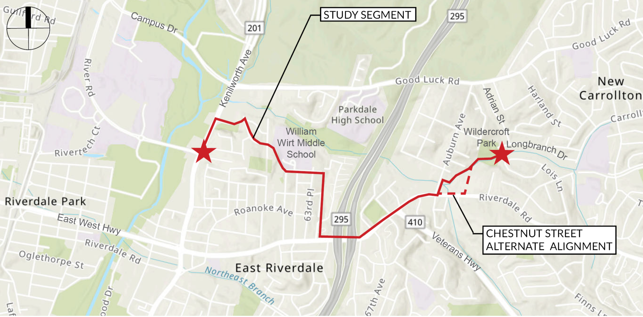 Northern Prince George's East West Bikeway Study - Prince George's ...